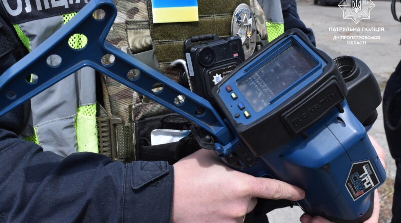 Контроль швидкості у Дніпрі: де патрульна поліція використовує TruCam.